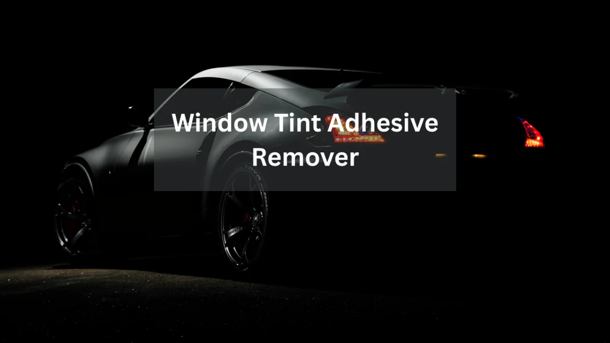Window Tint Adhesive Remover | Elite tint Longmont